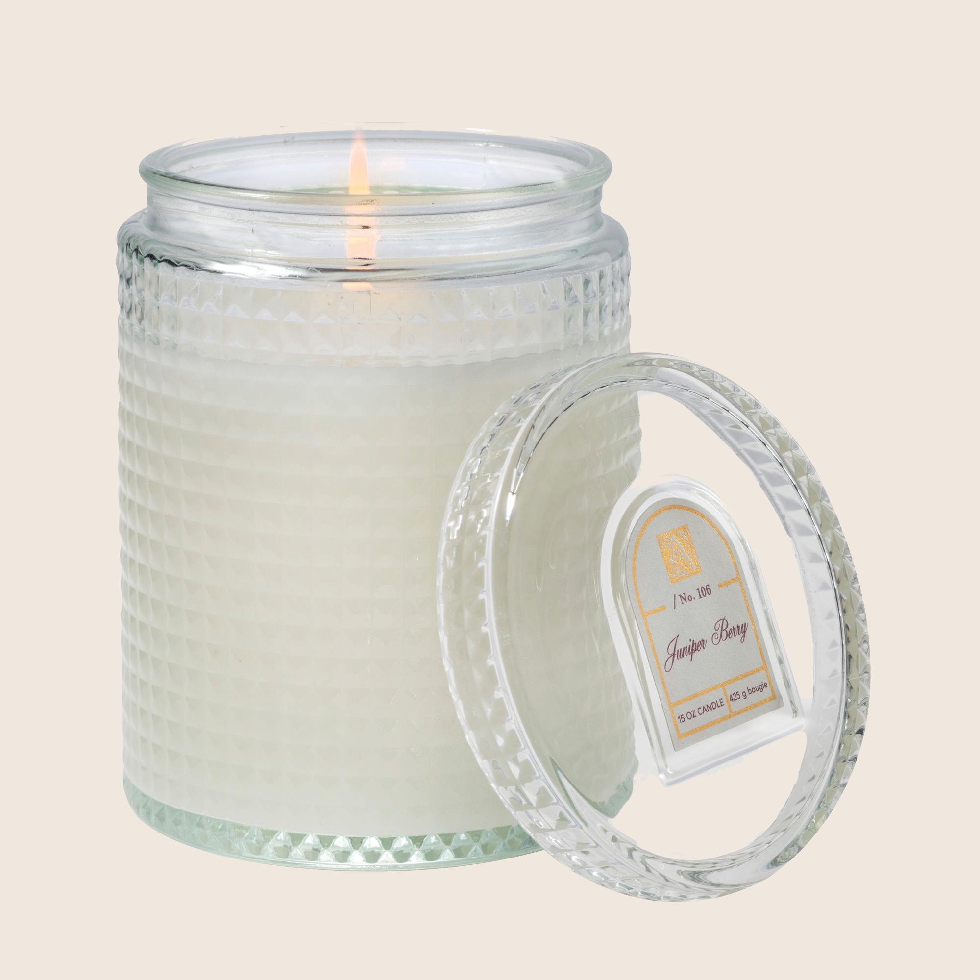 Textured Glass Candles – Aromatique